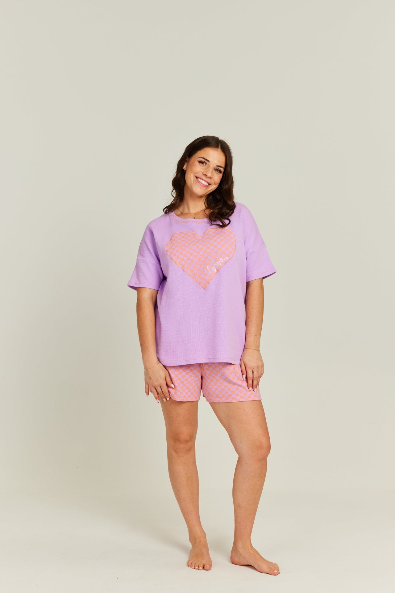 Checkered Love Lilac Set | CACHIA Sleepwear & Loungewear – CACHIA SHOP